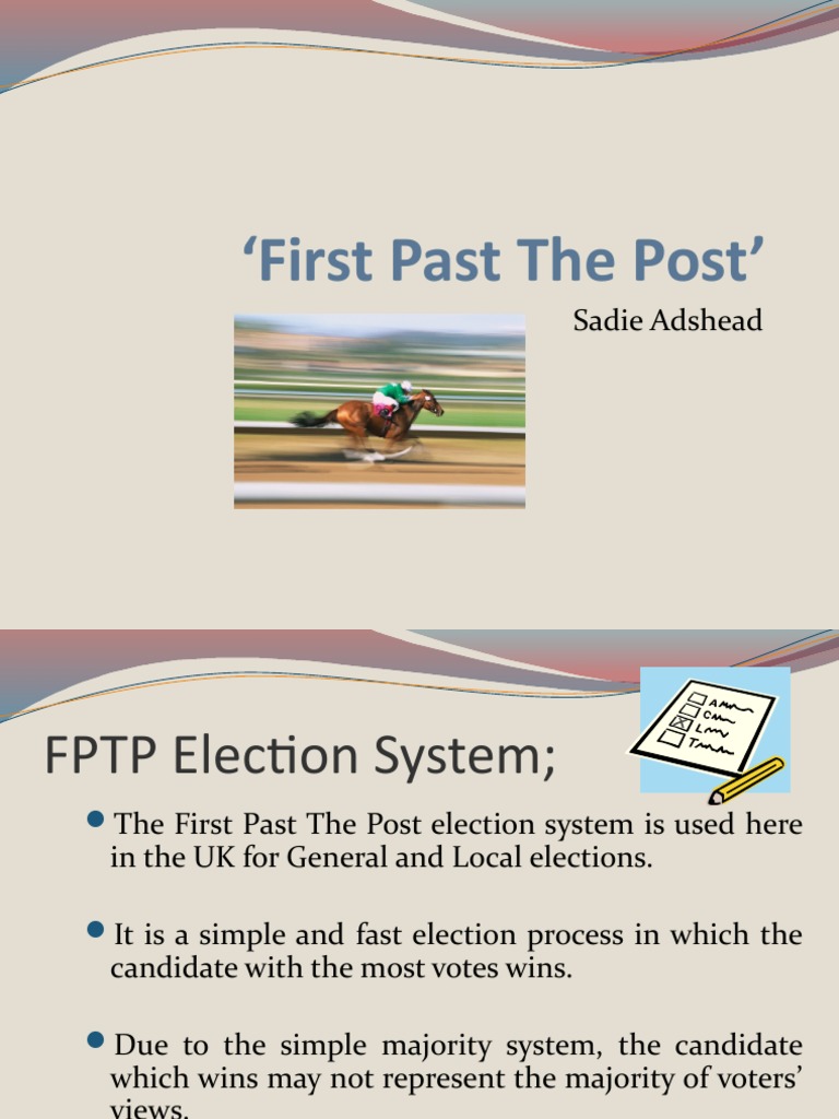 First Past The Post' | PDF | Voting | Polling Place