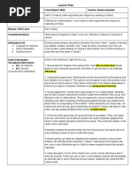 Problem Solving Lesson Plan | PDF | Lesson Plan | Applied Psychology