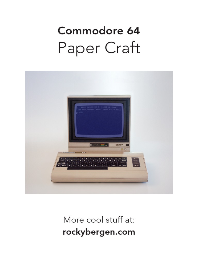 C64-Computer Monitor Papercraft | PDF