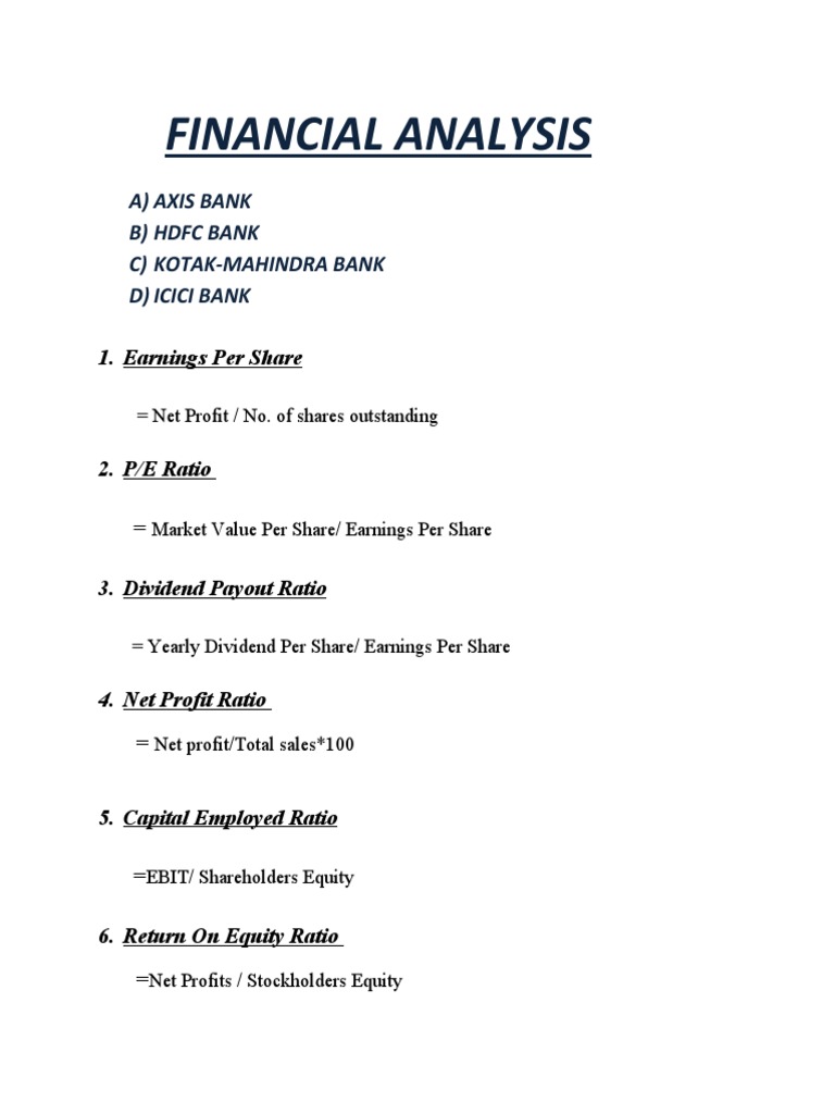 Financial Ratios of Major Indian Banks | PDF | Career & Growth