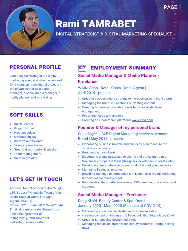 Sami CV | PDF | Digital Marketing | Search Engine Optimization