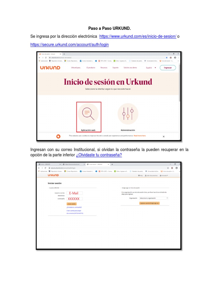 Paso A Paso URKUND | PDF | Archivo de computadora | Software