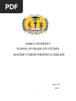 AAU Graduate Proposal and Thesis Writing Guide | PDF | Thesis | Data ...