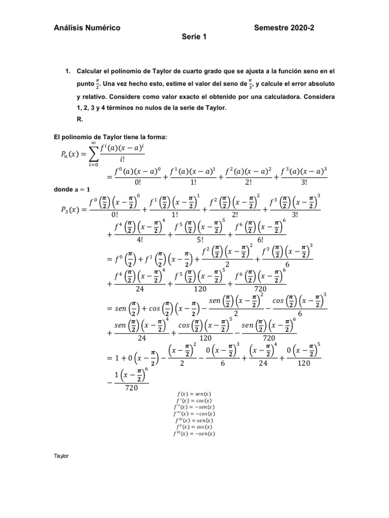 Serie1 Sol | PDF | Matemáticas Aplicadas | Algoritmos