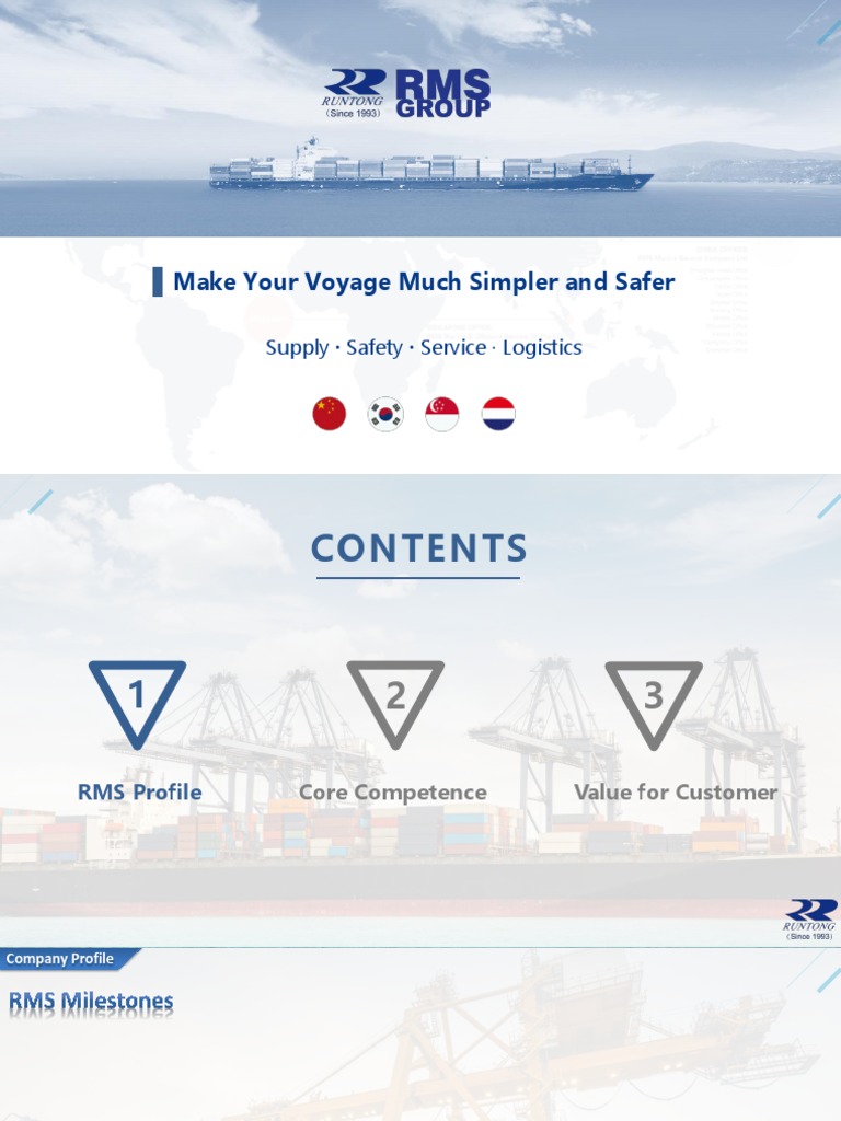 RMS Group Presentation (Singapore Office) | PDF | Warehouse | Port