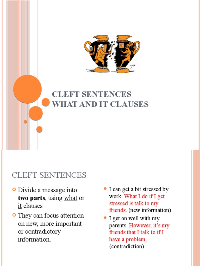 Cleft Sentences | PDF