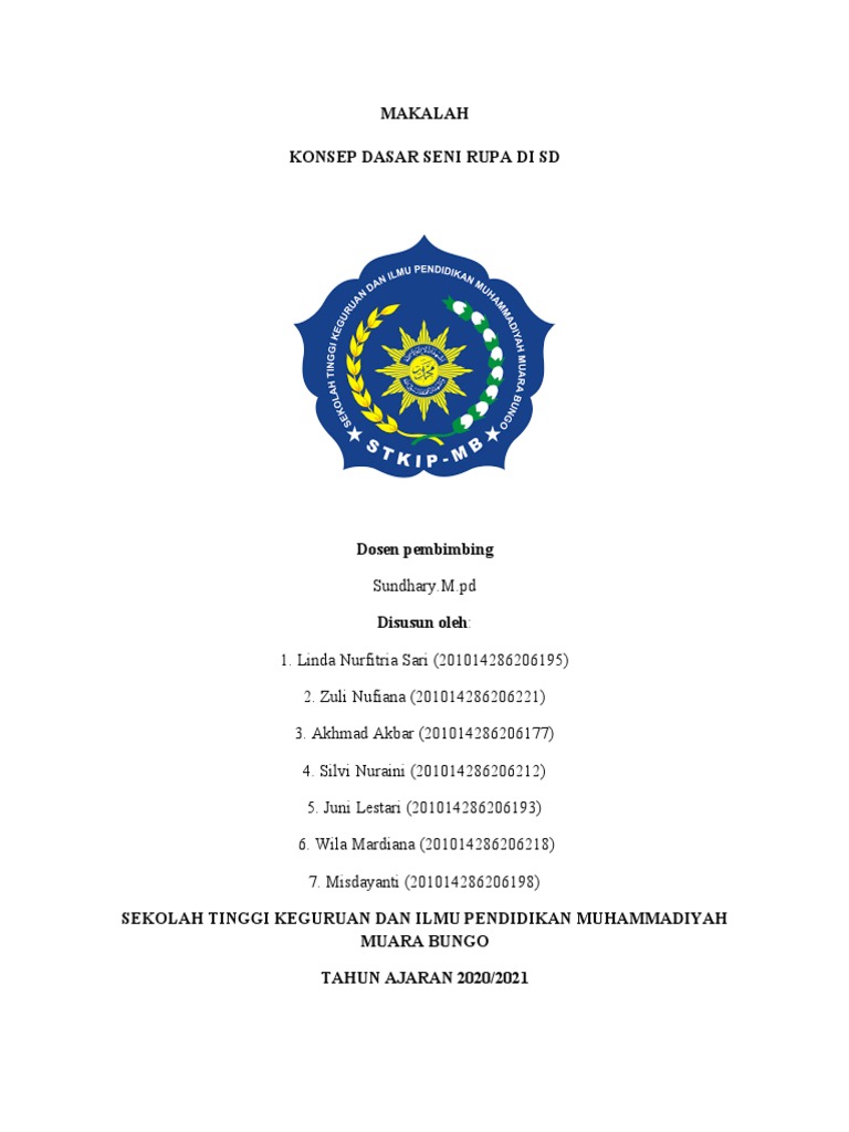 Konsep Dasar Seni Rupa di SD | PDF