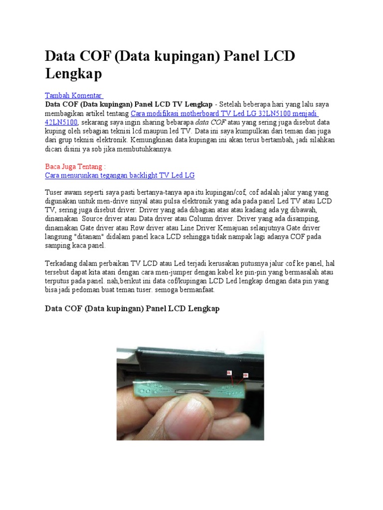 Data COF | PDF | Komputer