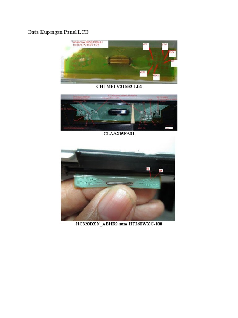 Data Kupingan Panel LCD Models | PDF | Finance & Money Management ...