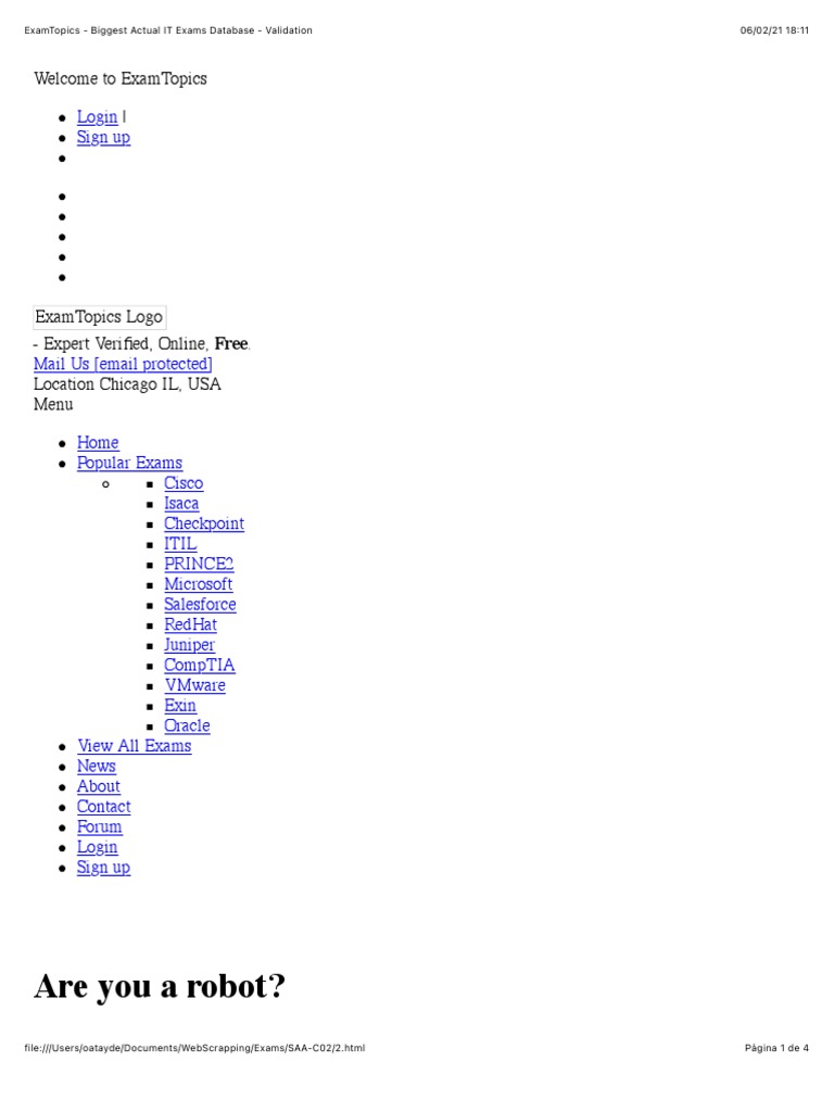 Are You A Robot?: Login Sign Up | PDF | Cyberspace | Information Technology