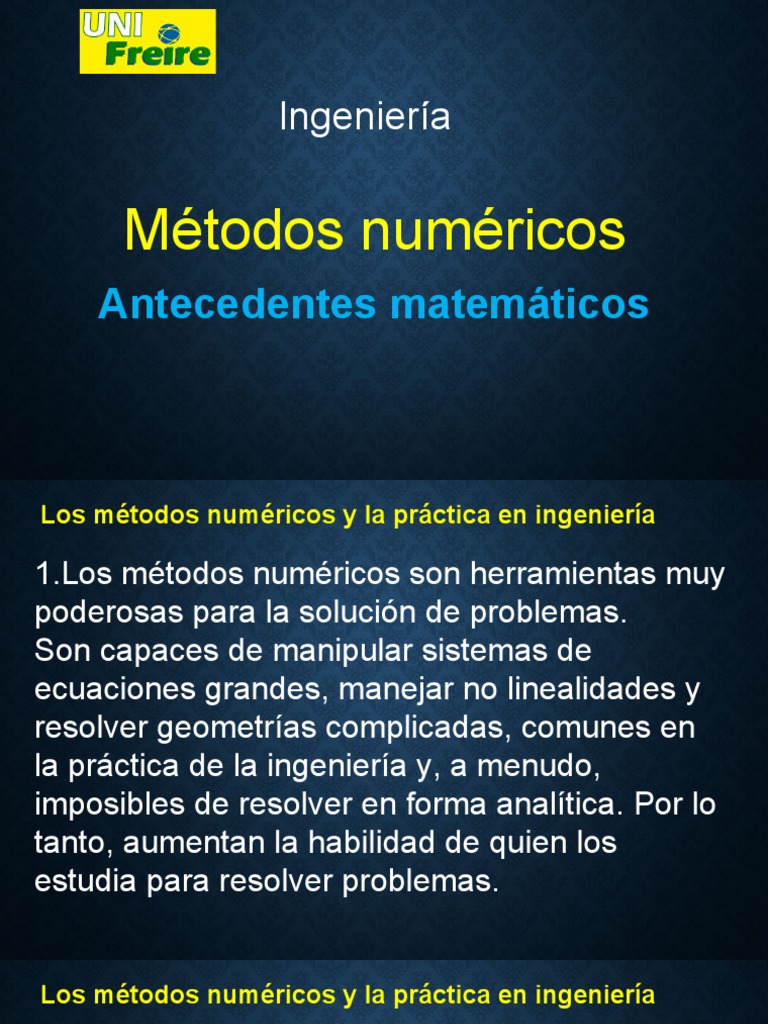 Archivo 3 Metodos Numericos | PDF | Análisis numérico | Ecuaciones