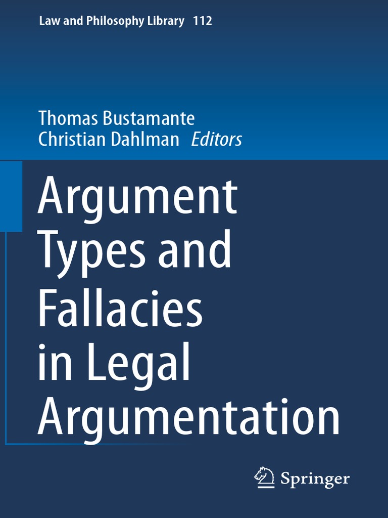 Argument Types and Fallacies in Legal Argumentation | PDF | Expert ...