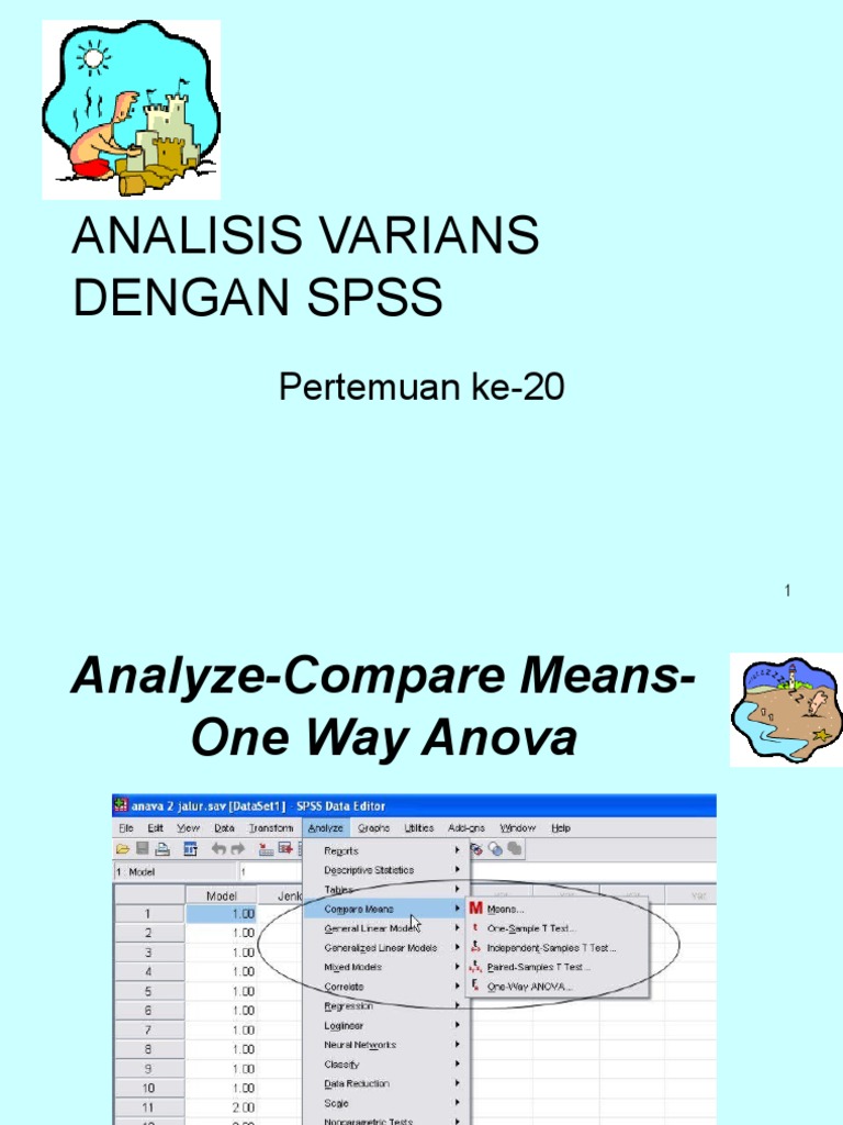 Analisis Varians dengan SPSS | PDF