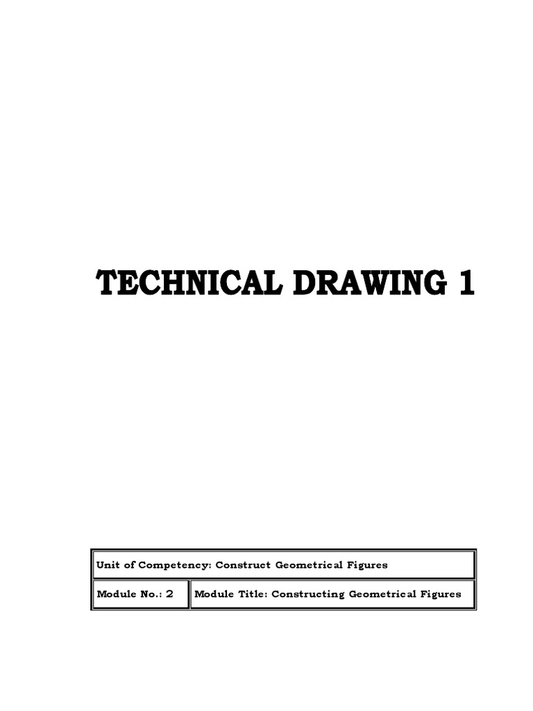 Constructing Geometric Figures Module | PDF | Circle | Triangle