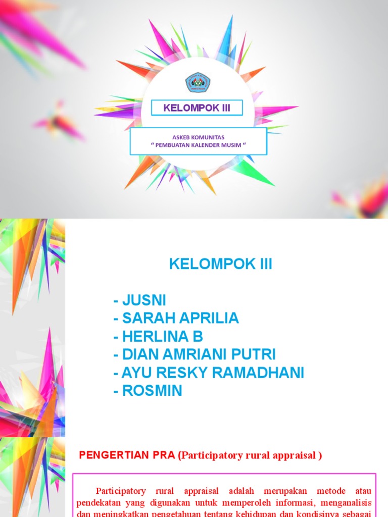 Kelompok 3 (Kalender Musim) | PDF