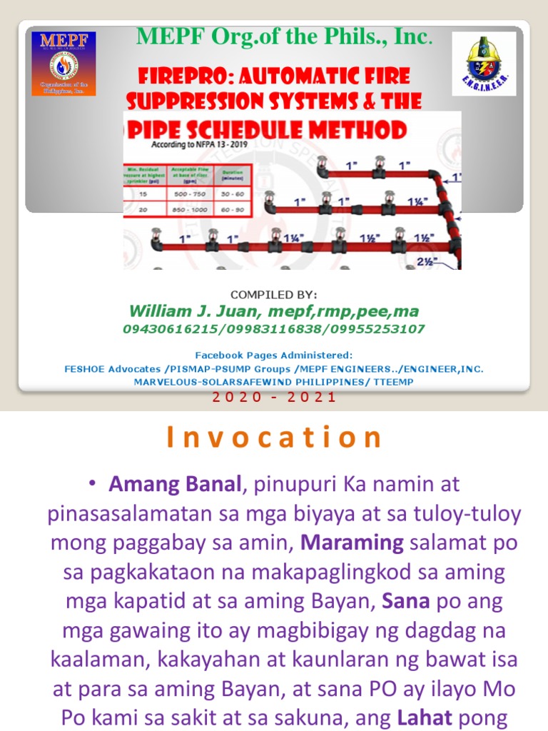 Firepro-Pipe Schedule Method | Download Free PDF | Fire Sprinkler ...