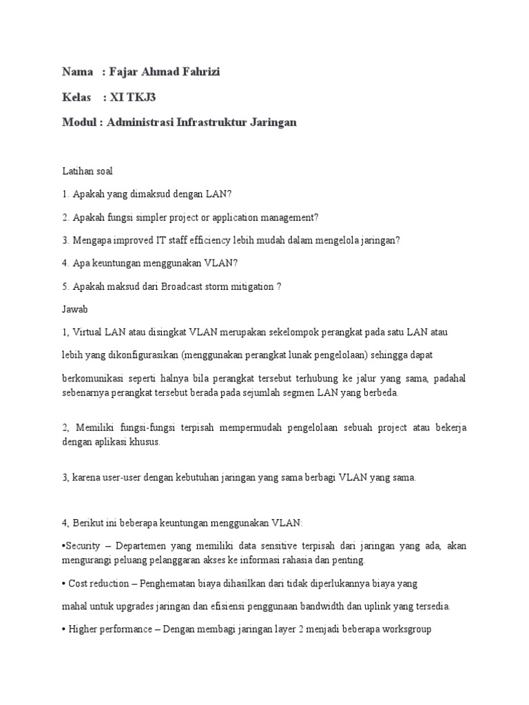 Jawaban Modul AIJ | PDF