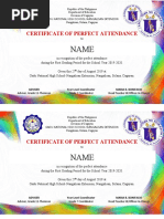 Certificate For SSG Officers | PDF