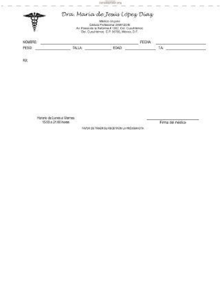 Receta Medica Falsa | PDF