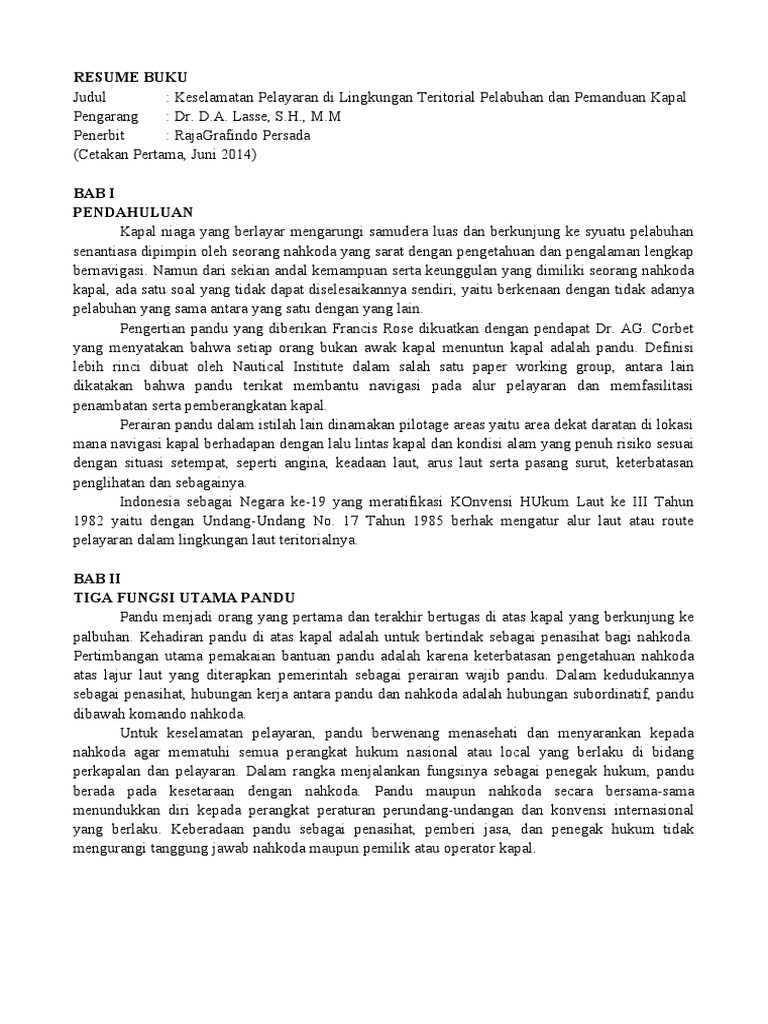 Contoh Resume Buku Pengetahuan | PDF