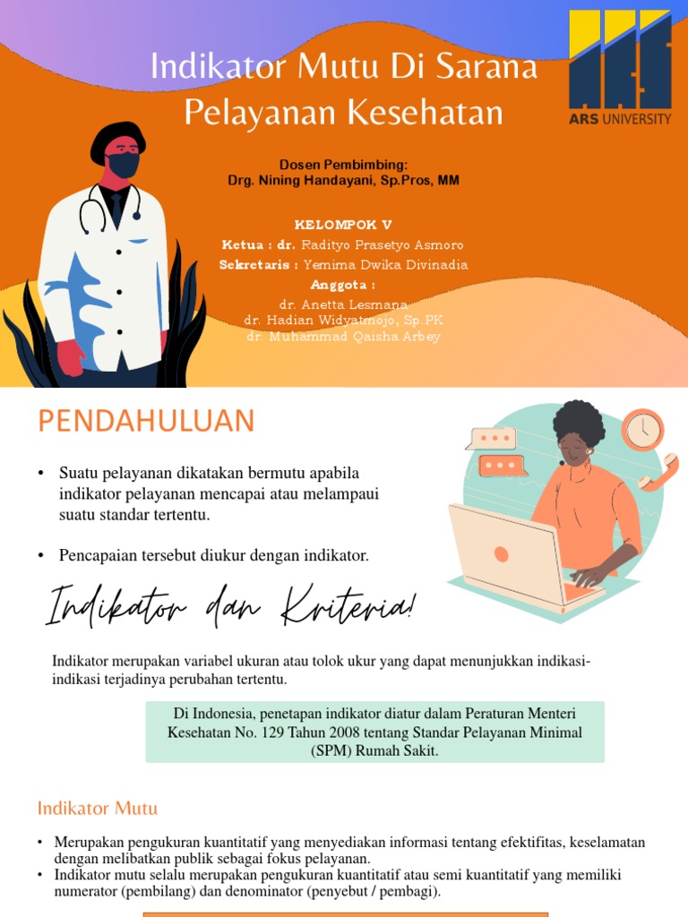 Makalah Indikator Mutu Pelayanan Kesehatan | PDF