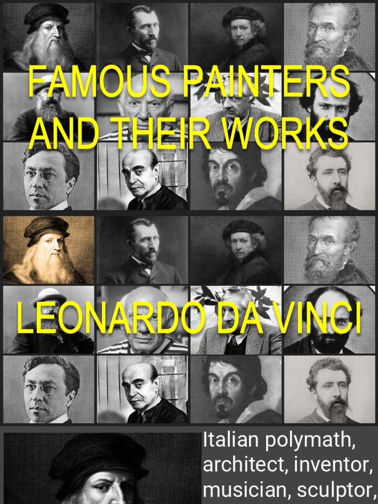 Famous Painters | PDF | Paintings | Plastic Arts
