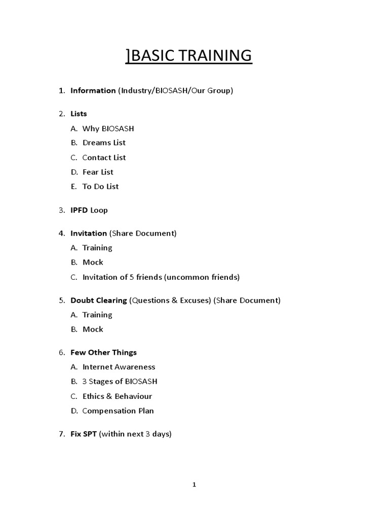 Basic Training Material | PDF | Business