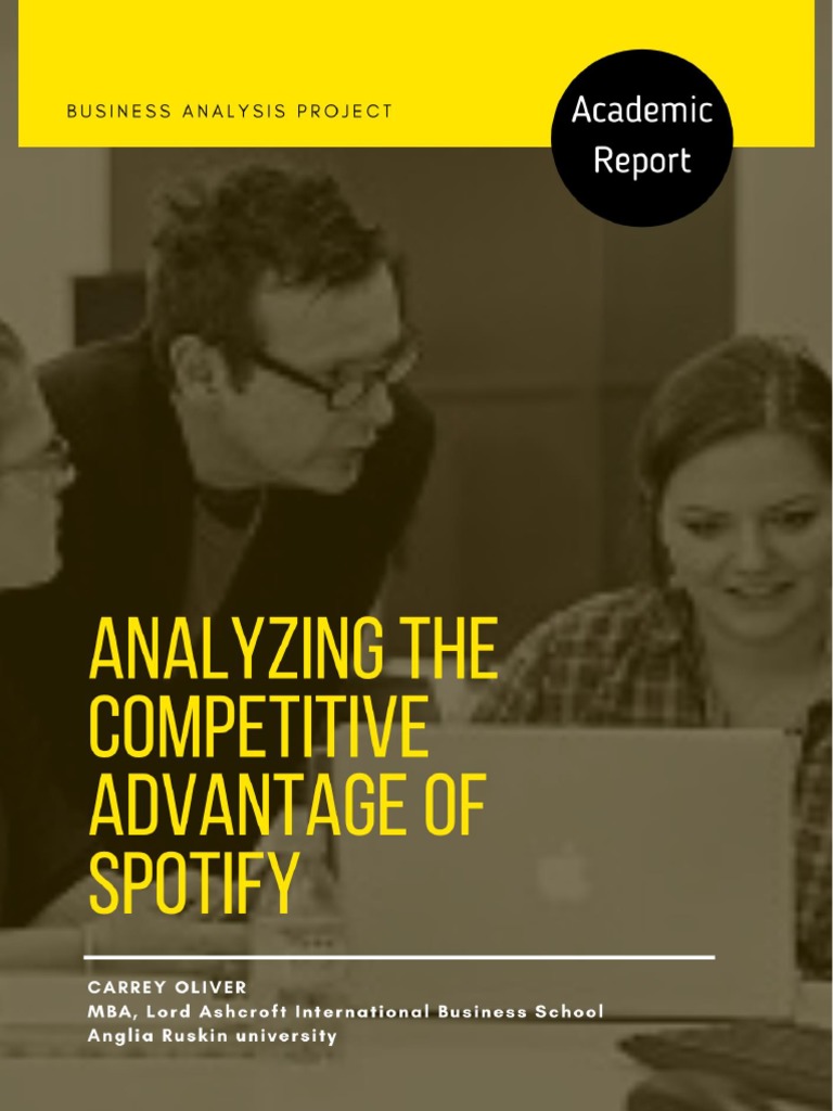 Analyzing The Competitive Advantage of Spotify | PDF | Spotify ...