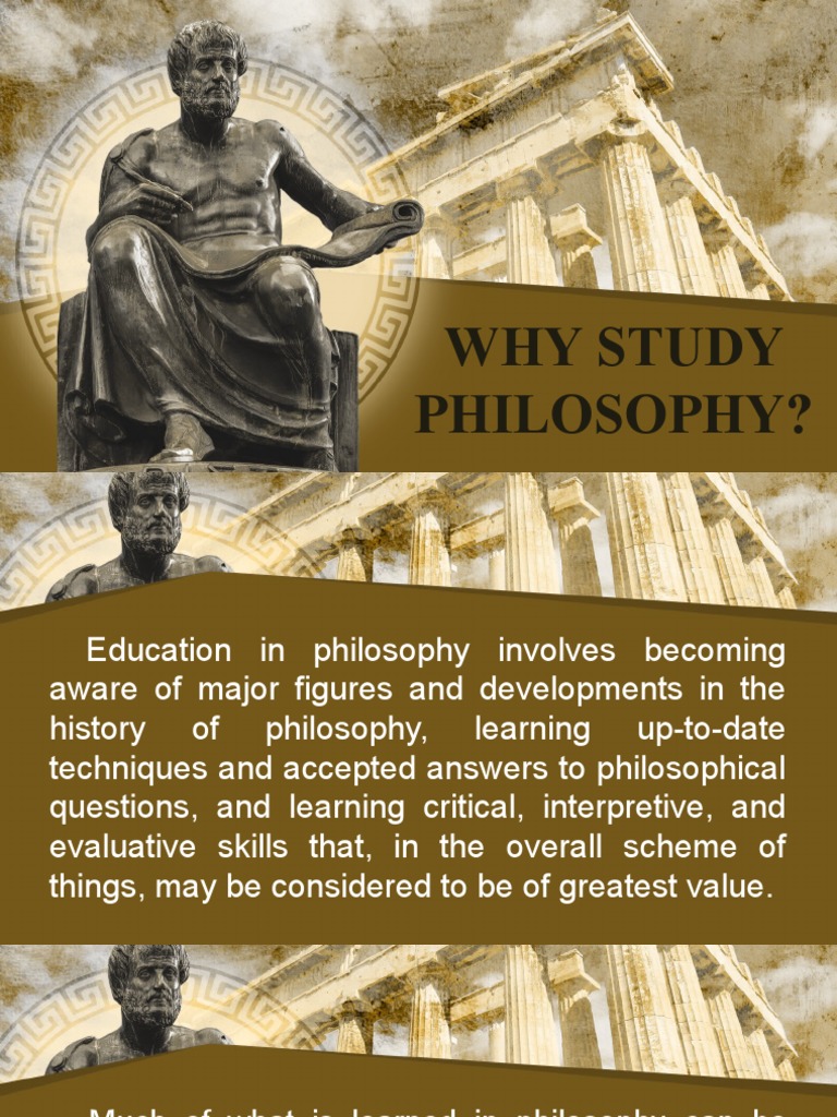 Why Study Philosophy | PDF | Idea | Hypothesis