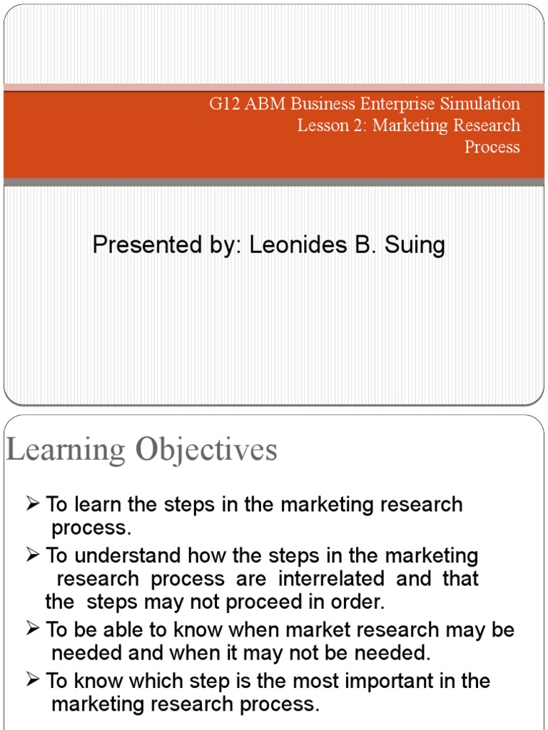 G12 ABM Business Enterprise Simulation-Ppt Lesson 2 | PDF | Business