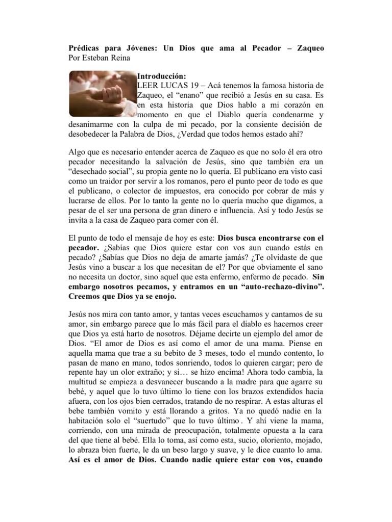 Prédicas para Jóvenes | PDF | Perdón | Amor