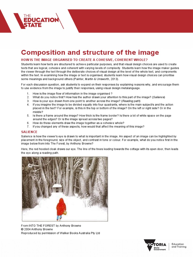 Composition and Structure of The Image: How Is The Image Organised To ...