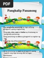 Panghalip Na Panao-Chart | PDF