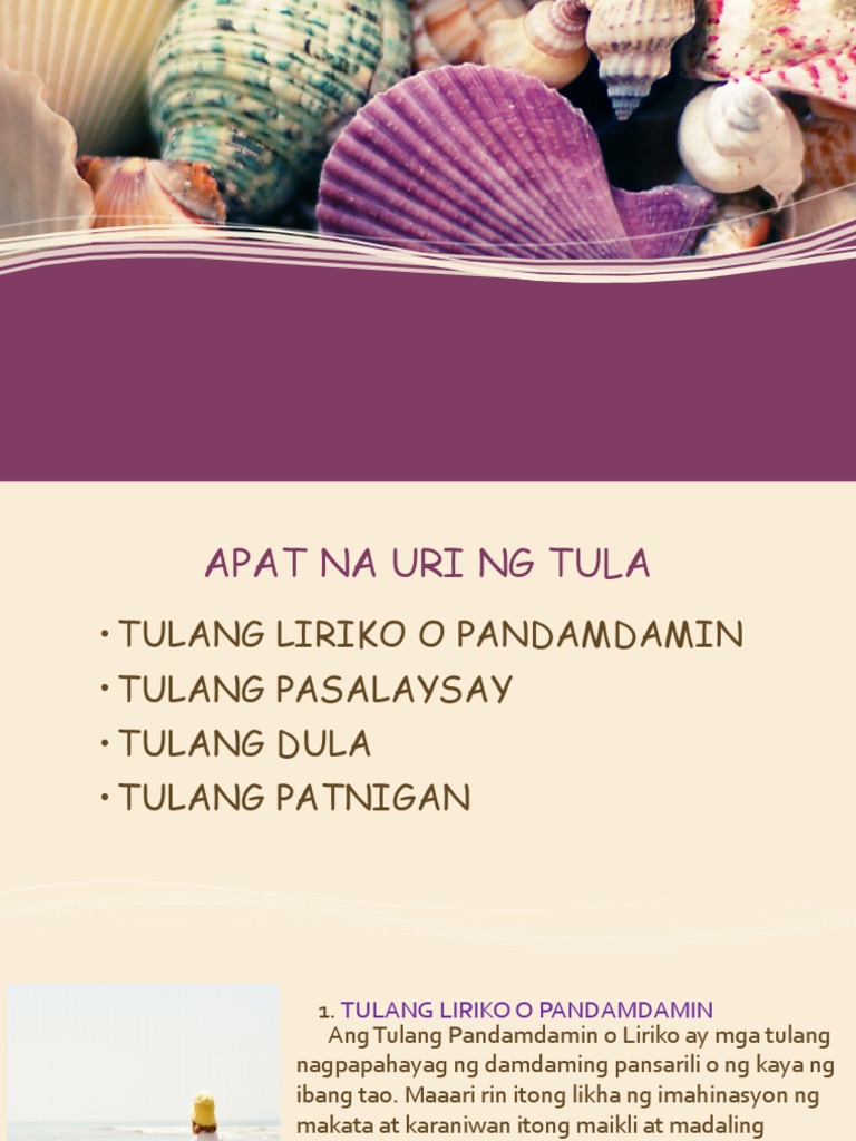 Uri NG Tula | PDF