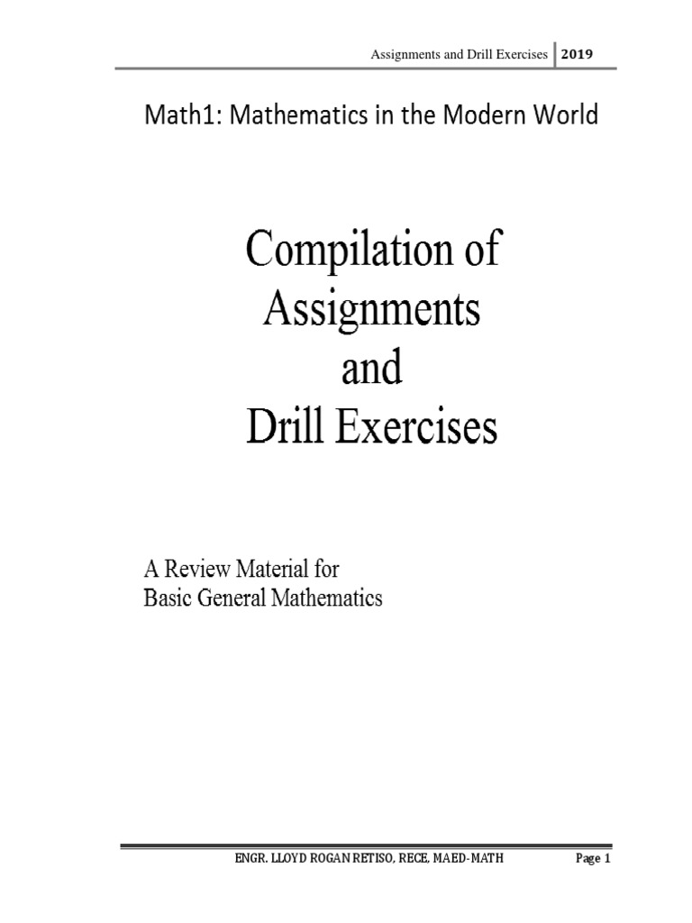 Mathematics in The Modern World (Module 2) | PDF | Algebra | Teaching ...