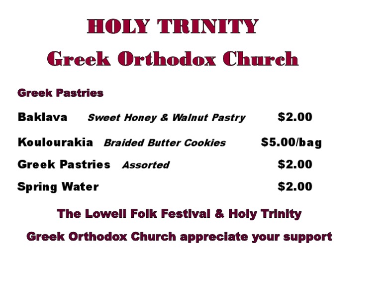 2017holy Trinity New FF Bakery 2017 | PDF