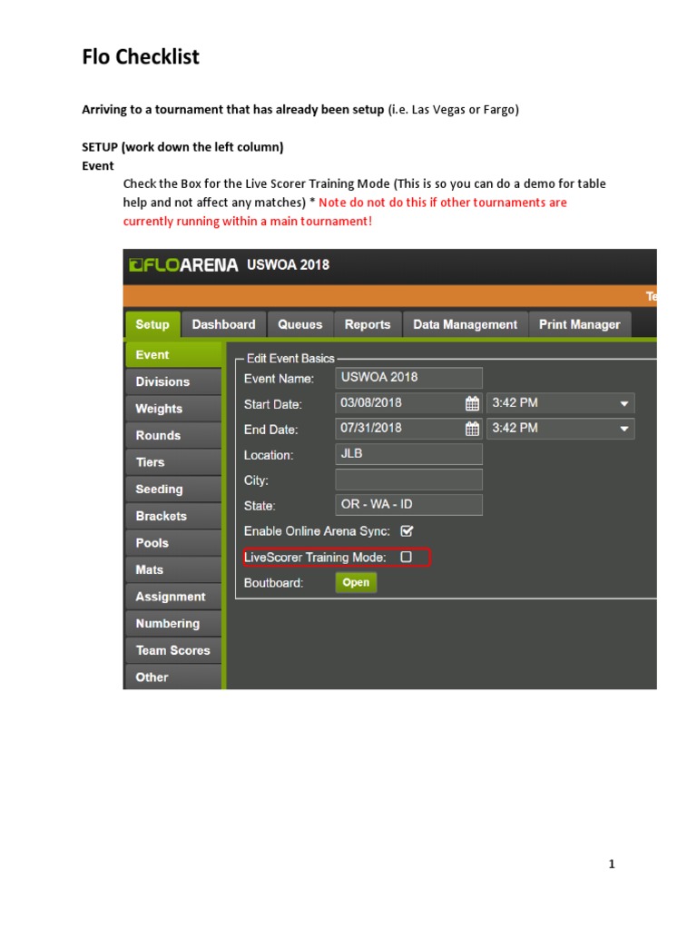 2019 Floarena Training Checklist 8-24-2019 | PDF | Computer Network | Icon (Computing)