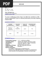 Automation Testing Fresher Resume | PDF | Selenium (Software) | Java ...
