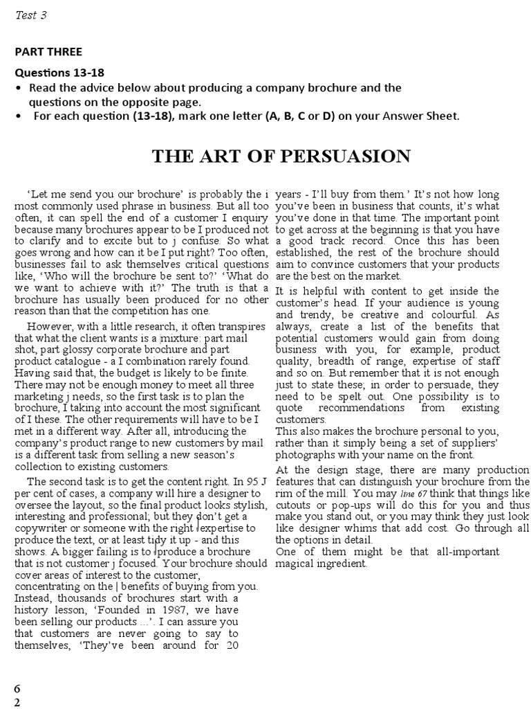 The Art of Persuasion | PDF | Communication | Business