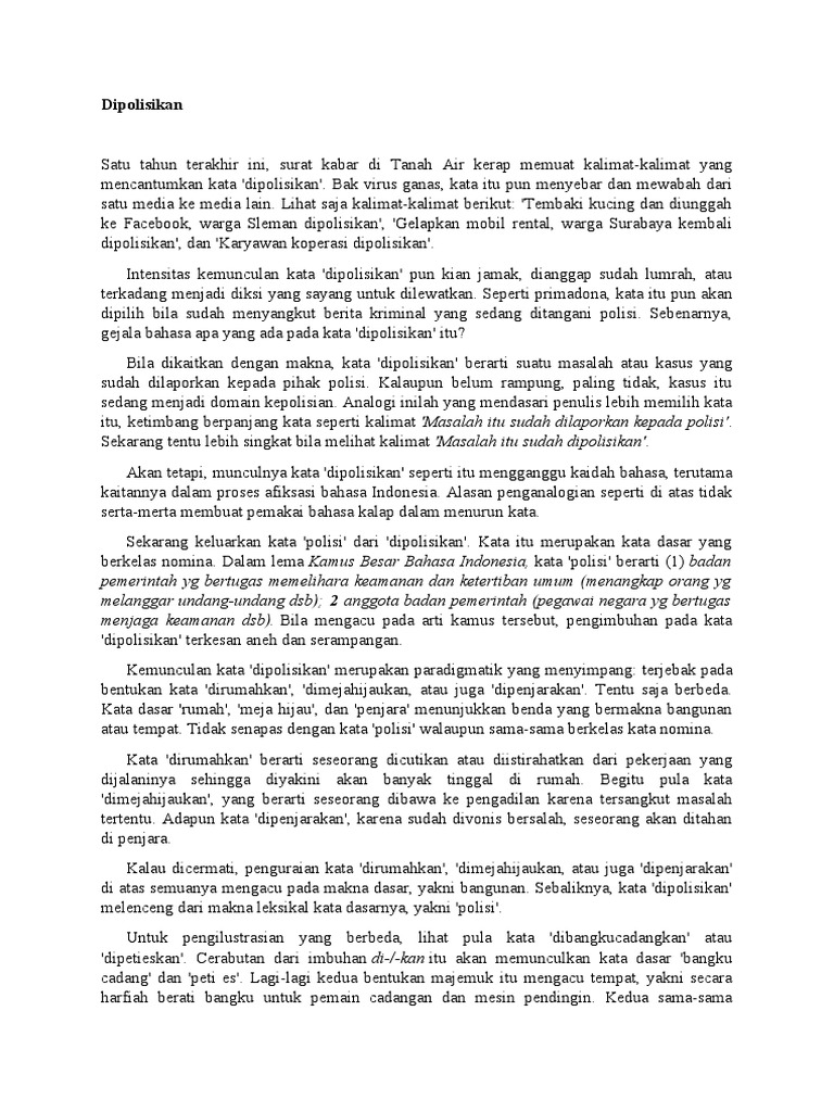 Tugas Ke-2 - Yusuf Muhammad Fahmy Attammimy (Kelas B) - B.Indonesia | PDF