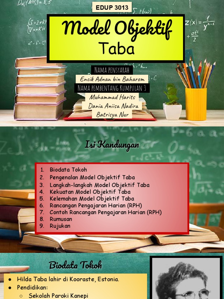 Pembentangan Kump 3: Model Objektif TABA | PDF