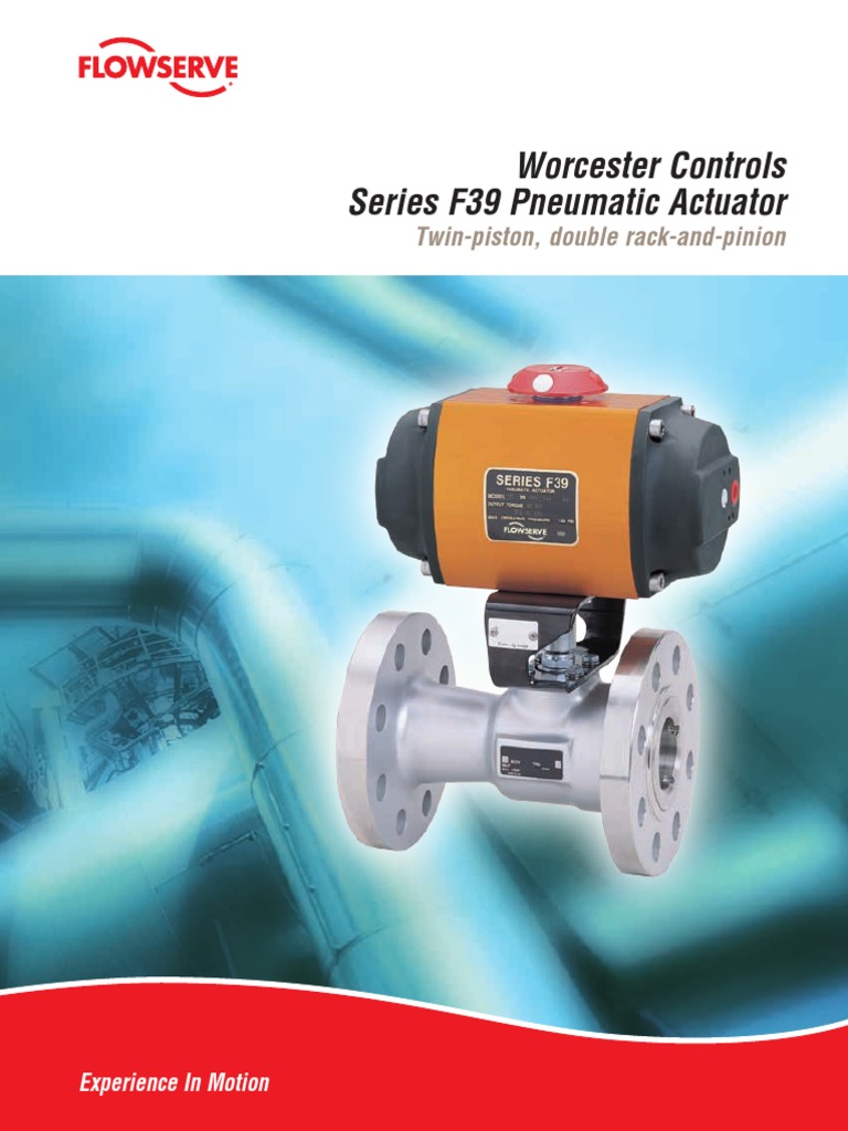 Worcester Controls Series F39 Pneumatic Actuator: Twin-Piston, Double ...