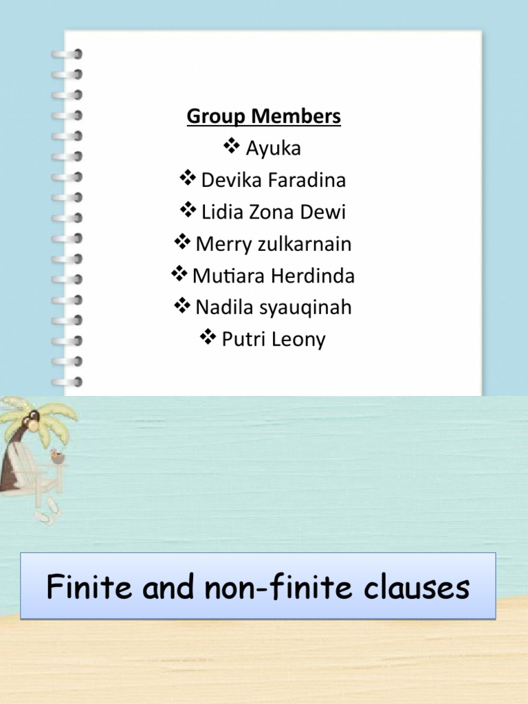 Understanding Finite and Non-Finite Clauses | PDF | Clause | Verb
