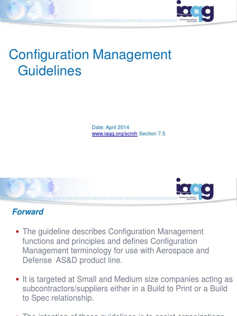 Aerospace Configuration Management Guide | PDF | Product Lifecycle ...