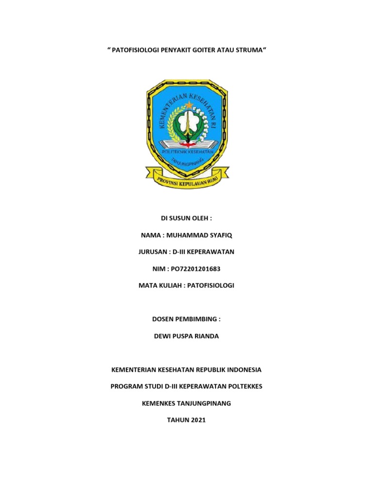 Patofisiologi Penyakit Goiter Atau Struma | PDF