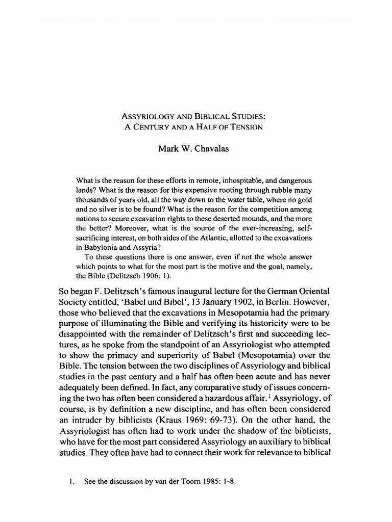 Mesopotamia and The Bible | PDF | Babylon | Bible
