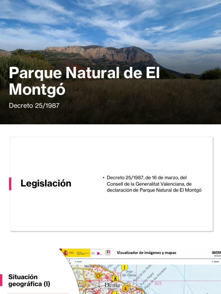 Parque Natural El Montgó: Guía y Legislación | PDF
