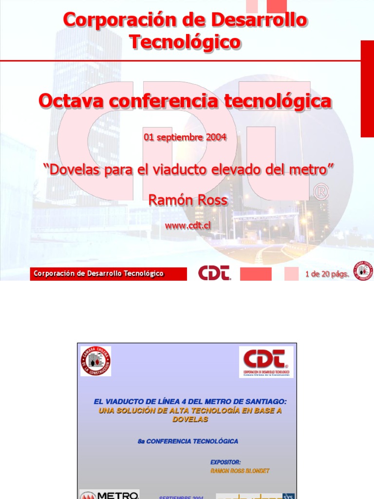 Dovelas para el Viaducto del Metro | PDF | Transporte | Ferrocarril