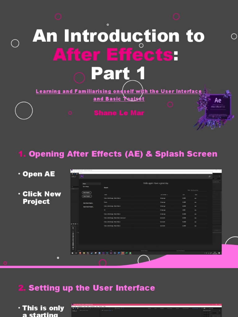 (PowerPoint) An Introduction To After Effects | PDF | Adobe Photoshop ...
