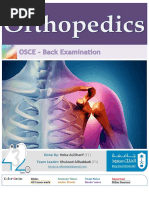 OSCE Checklist Back Pain History Taking | PDF